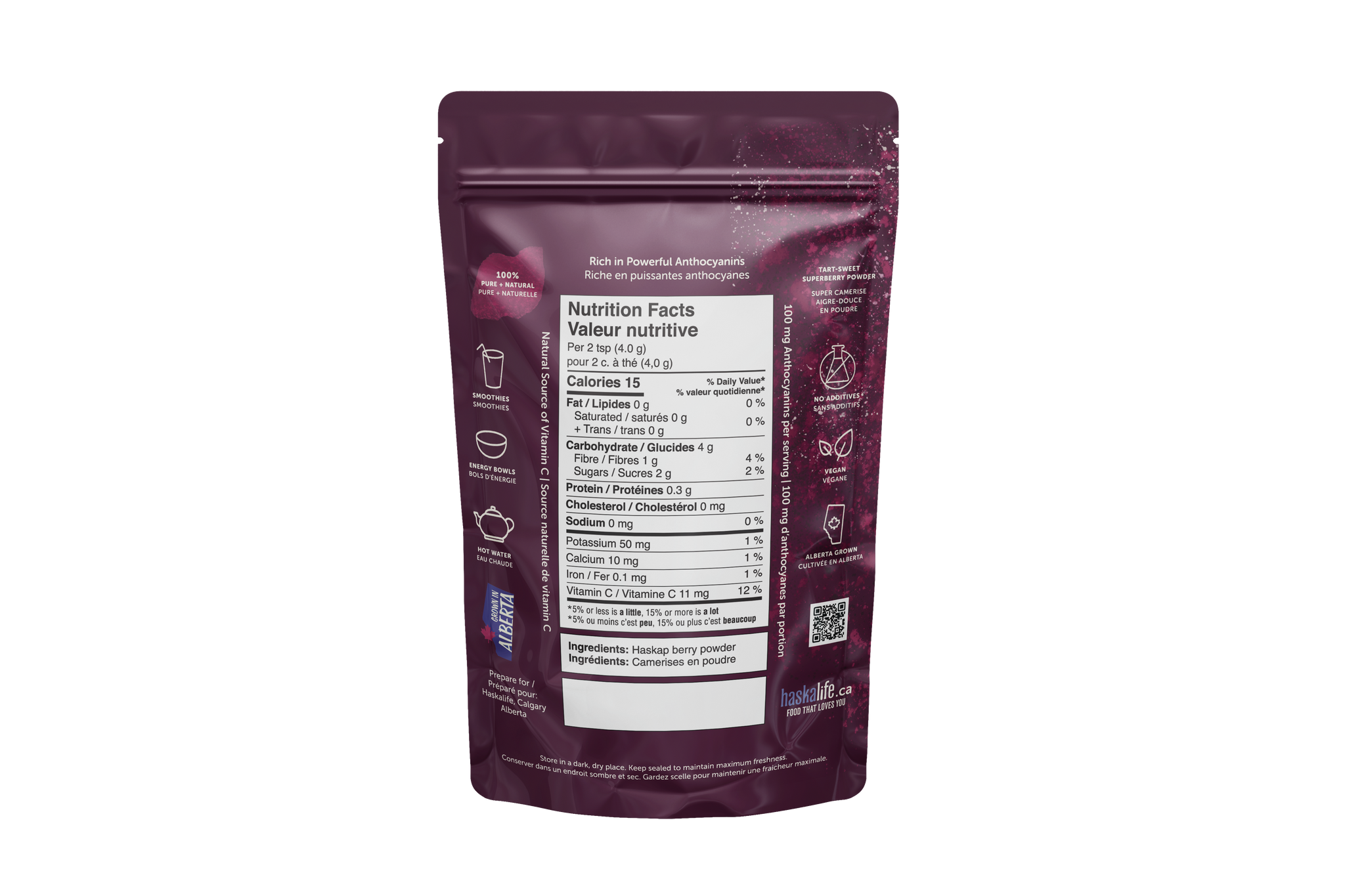 PURE HASKAP BERRY POWDER POUCH | Haskalife™